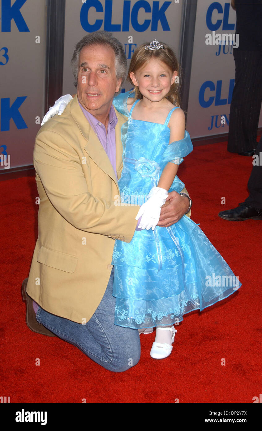 Jun 14, 2006; Los Angeles, CA, USA; Actor HENRY WINKLER and Actress ...