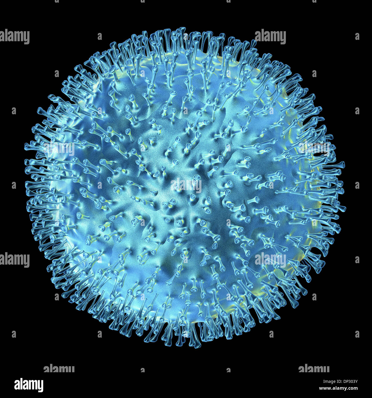 Avian influenza virus, artwork Stock Photo - Alamy