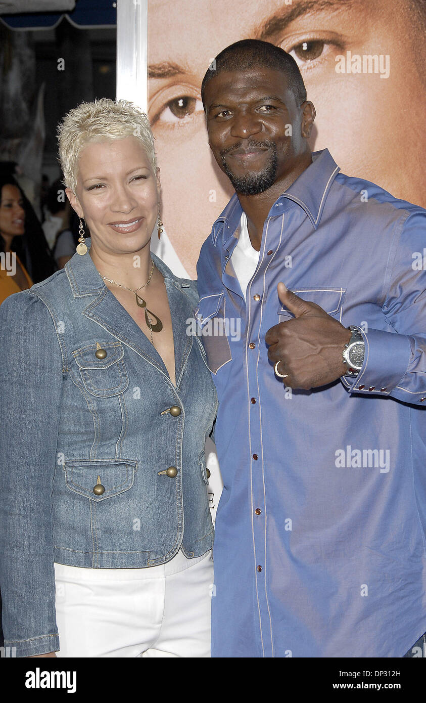 June 14, 2006; Westwood, CA, USA; Actor TERRY CREWS (R) and guest at ...