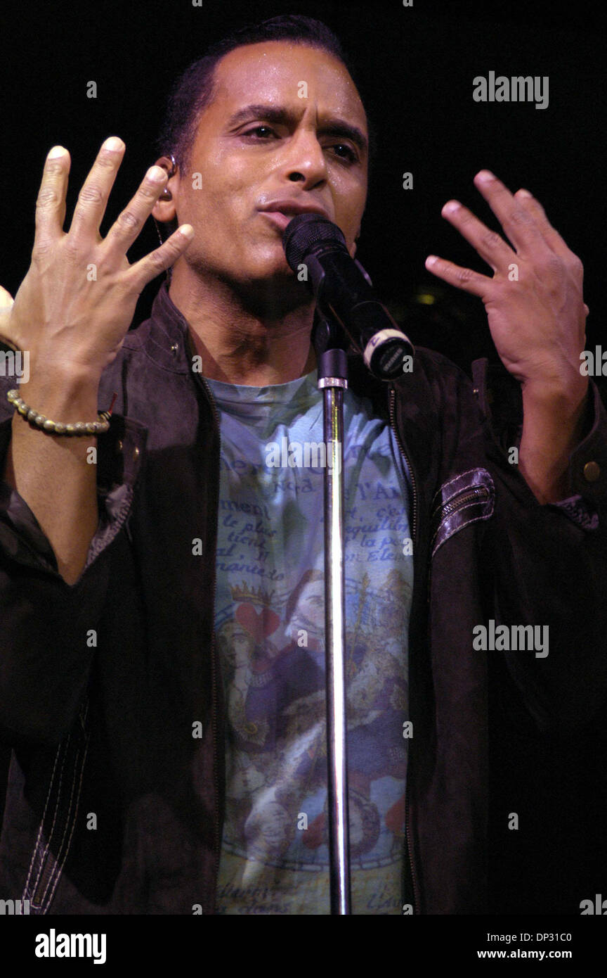 Jun 15, 2006; New York, NY, USA; Singer JON SECADA performing live in ...