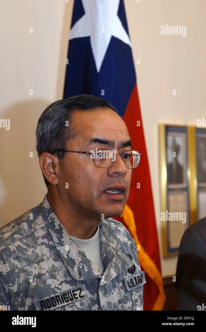 Jun 15, 2006; Austin, TX, USA; Major General CHARLES RODRIGUEZ ...