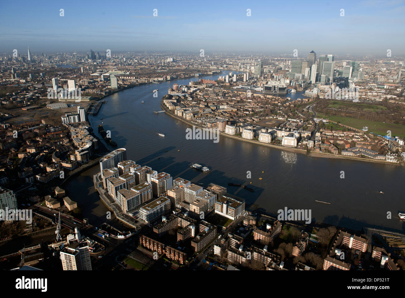 Aerial images of greenwich hi-res stock photography and images - Alamy