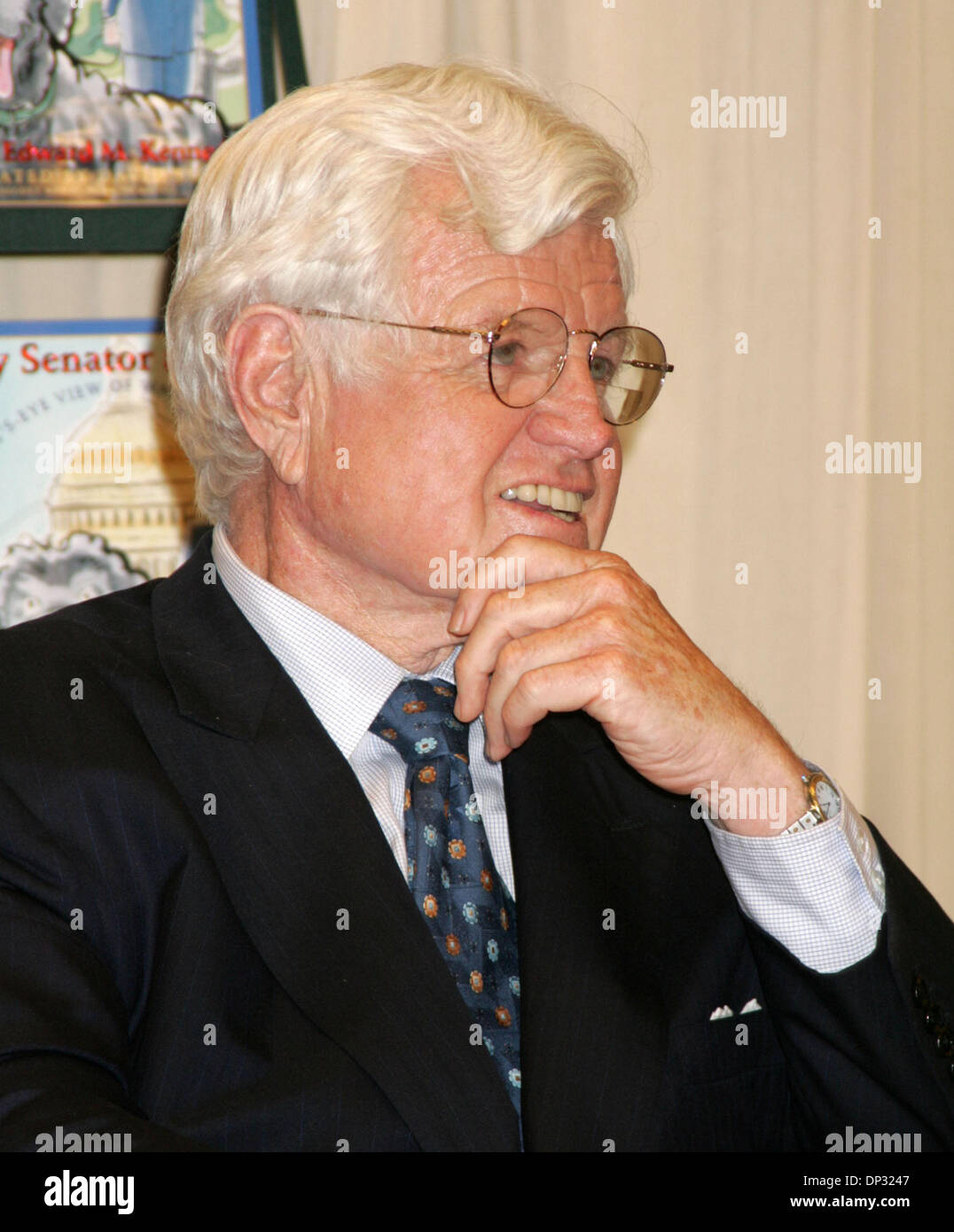 Jun 16, 2006; New York, NY, USA; Senator EDWARD KENNEDY promotes his ...