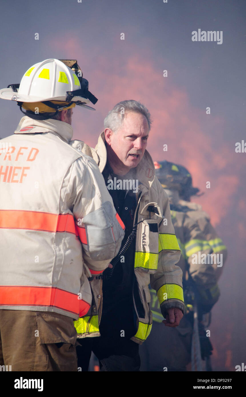 Forked River, New Jersey, USA. 7th January 2014. Asst Chief Nilon ...