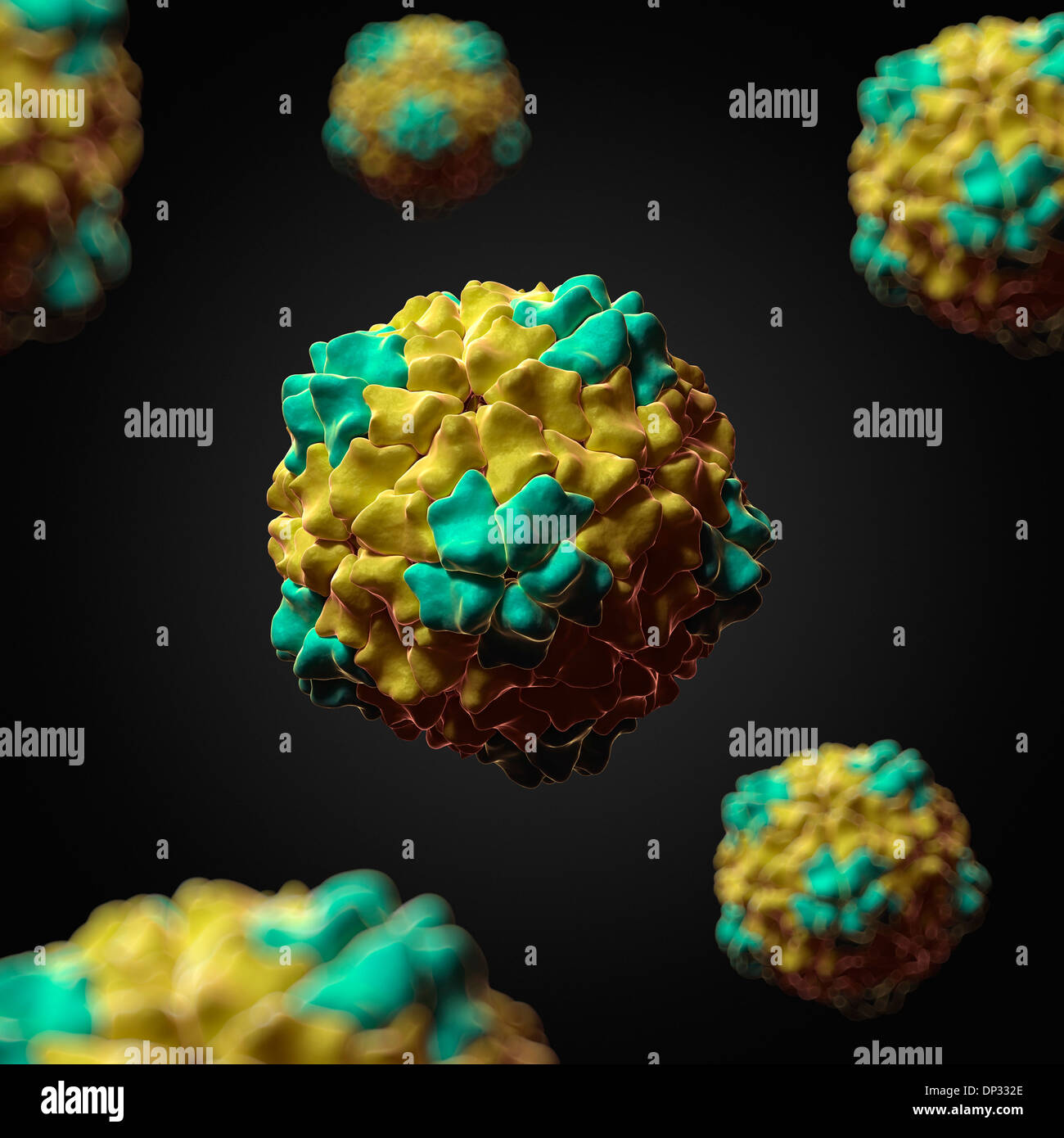 Rice yellow mottle virus, artwork Stock Photo - Alamy