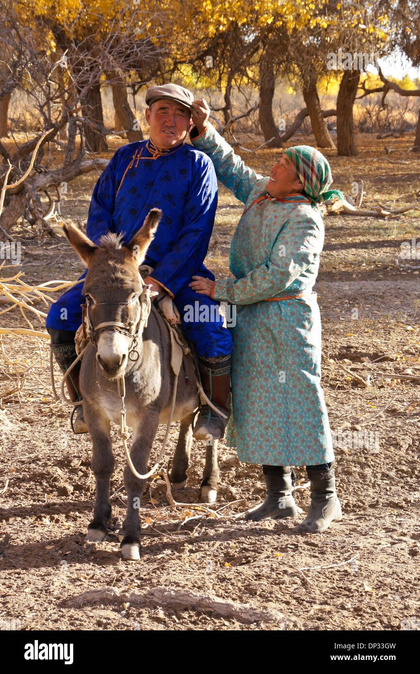Donkey under tree hi-res stock photography and images - Alamy
