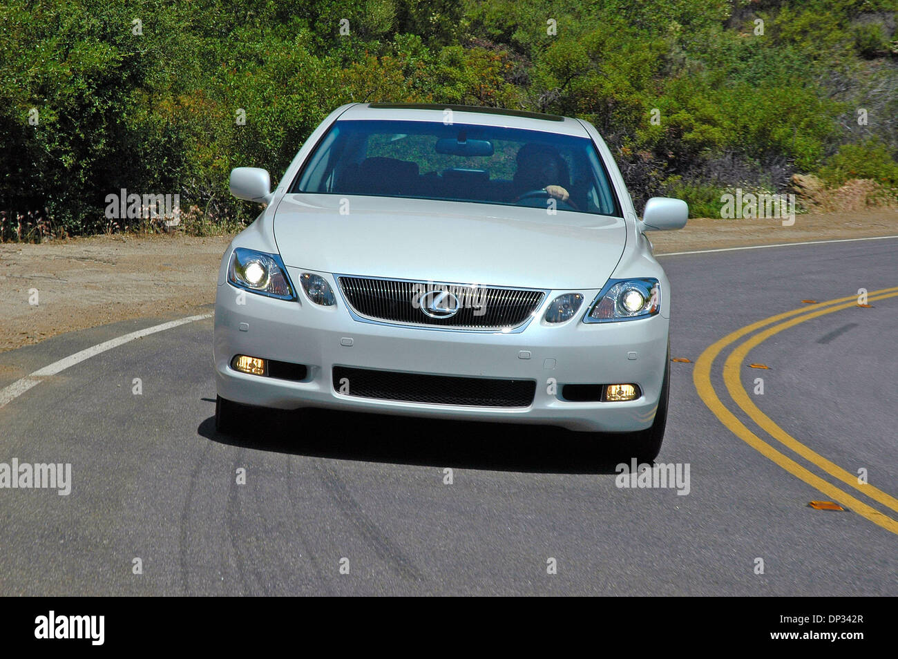 Jun 21, 2006; Los Angeles, CA, USA; Head on Action 2007 Lexus GS450h ...