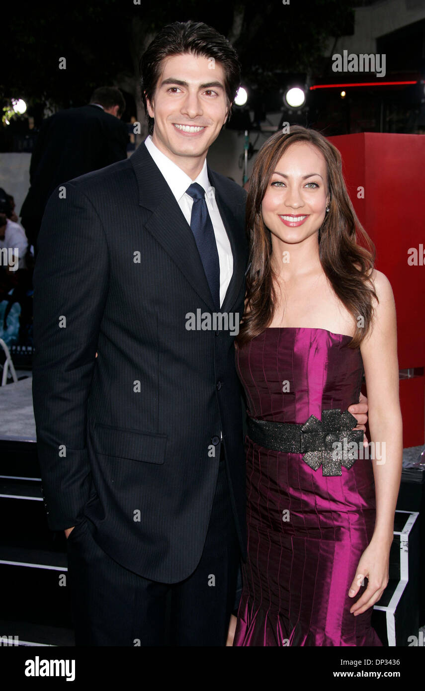 Jun 21, 2006; Westwood, California, USA; Actor BRANDON ROUTH & DATE at ...