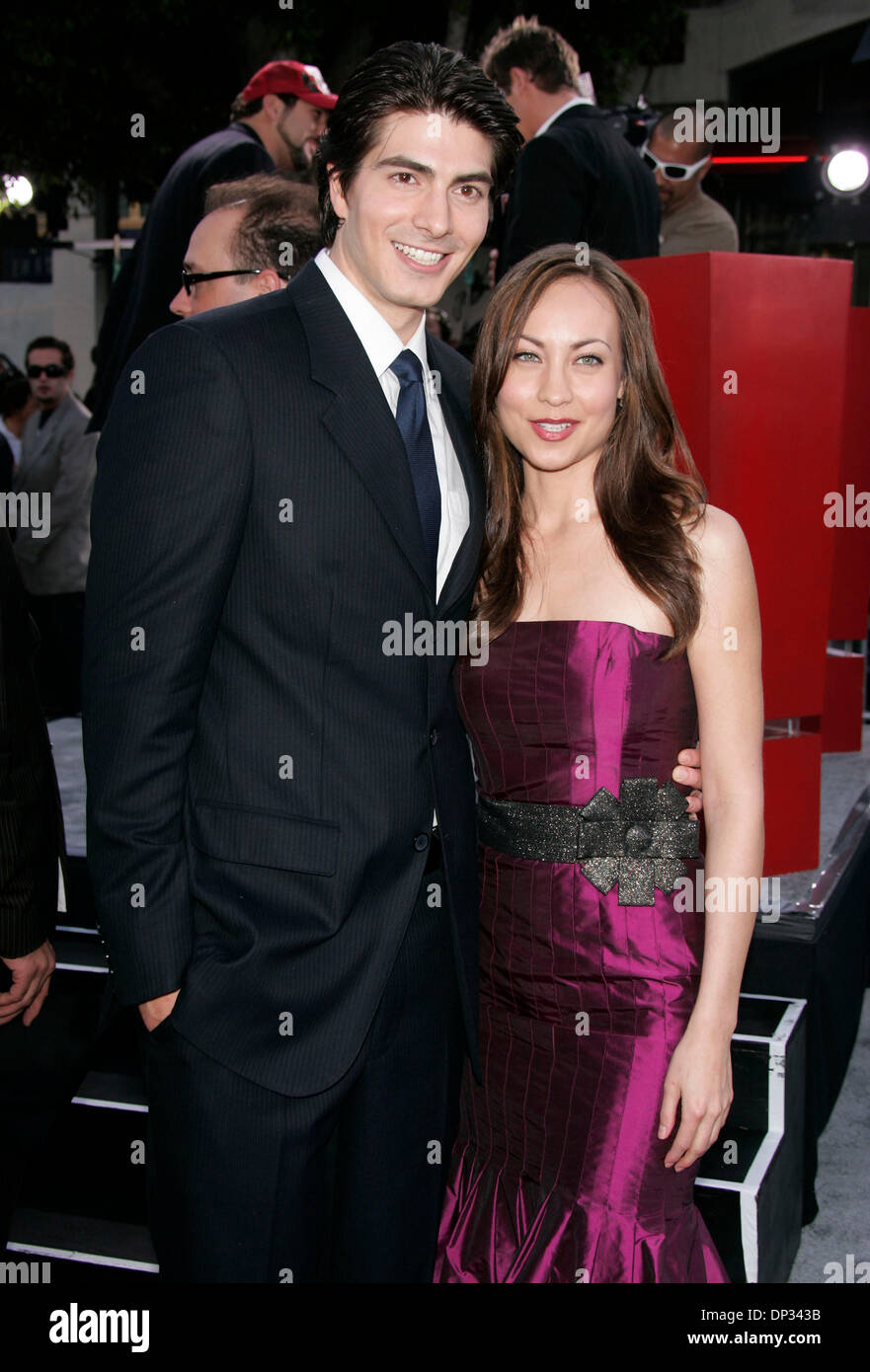 Jun 21, 2006; Westwood, California, USA; Actor BRANDON ROUTH & DATE at ...