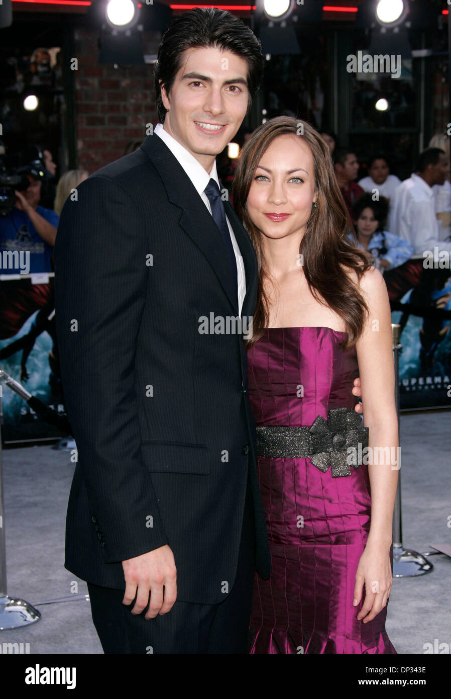 Jun 21, 2006; Westwood, California, USA; Actor BRANDON ROUTH & DATE at ...