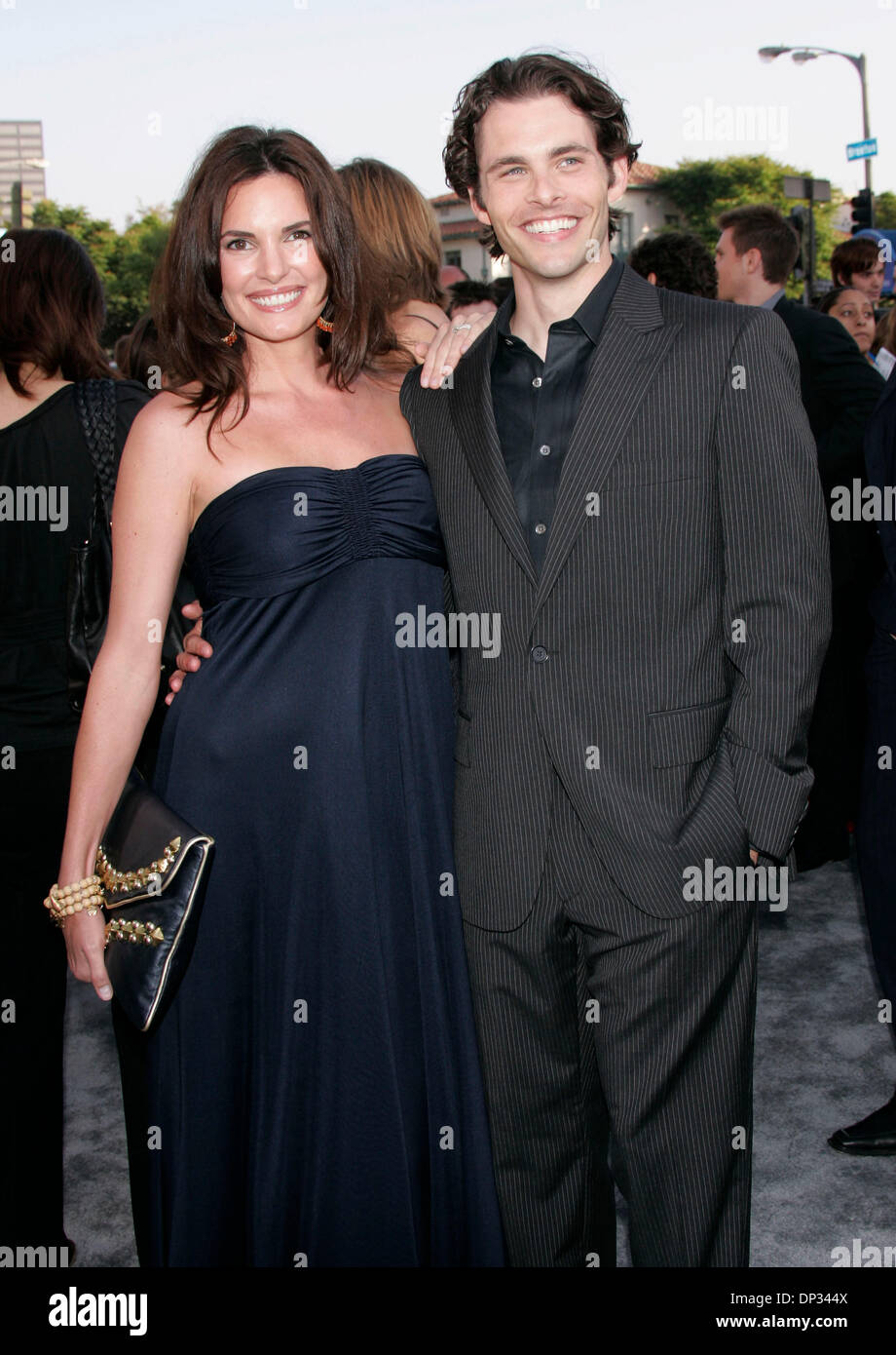 Jun 21, 2006; Westwood, California, USA; Actor JAMES MARSDEN & Wife ...