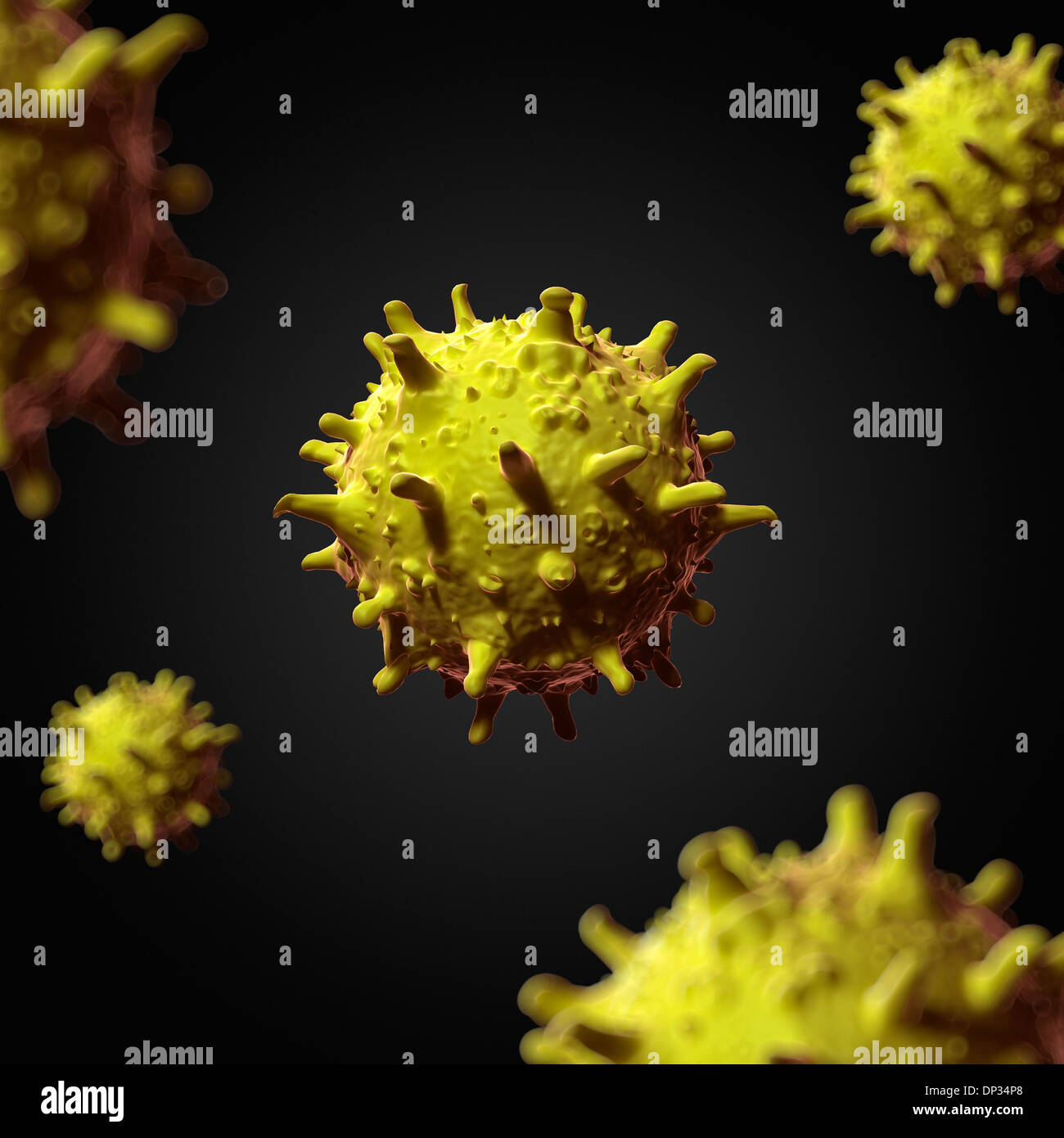 SARS virus, artwork Stock Photo - Alamy