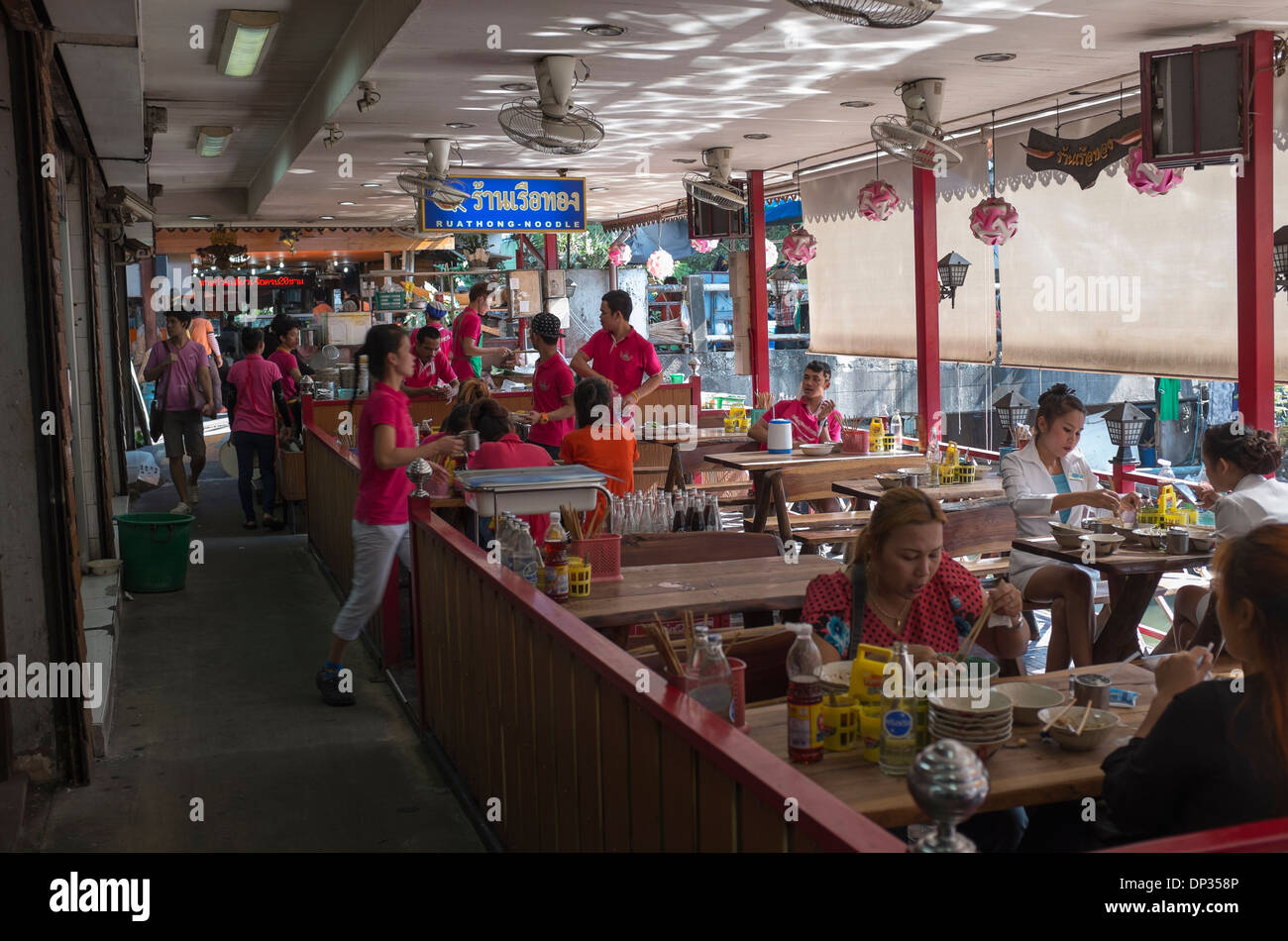 Boat Noodle Alley Bangkok Stock Photo - Alamy