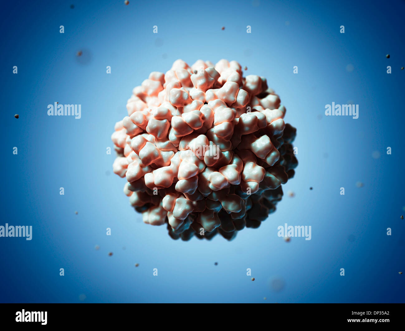 Melon necrotic spot virus, artwork Stock Photo - Alamy