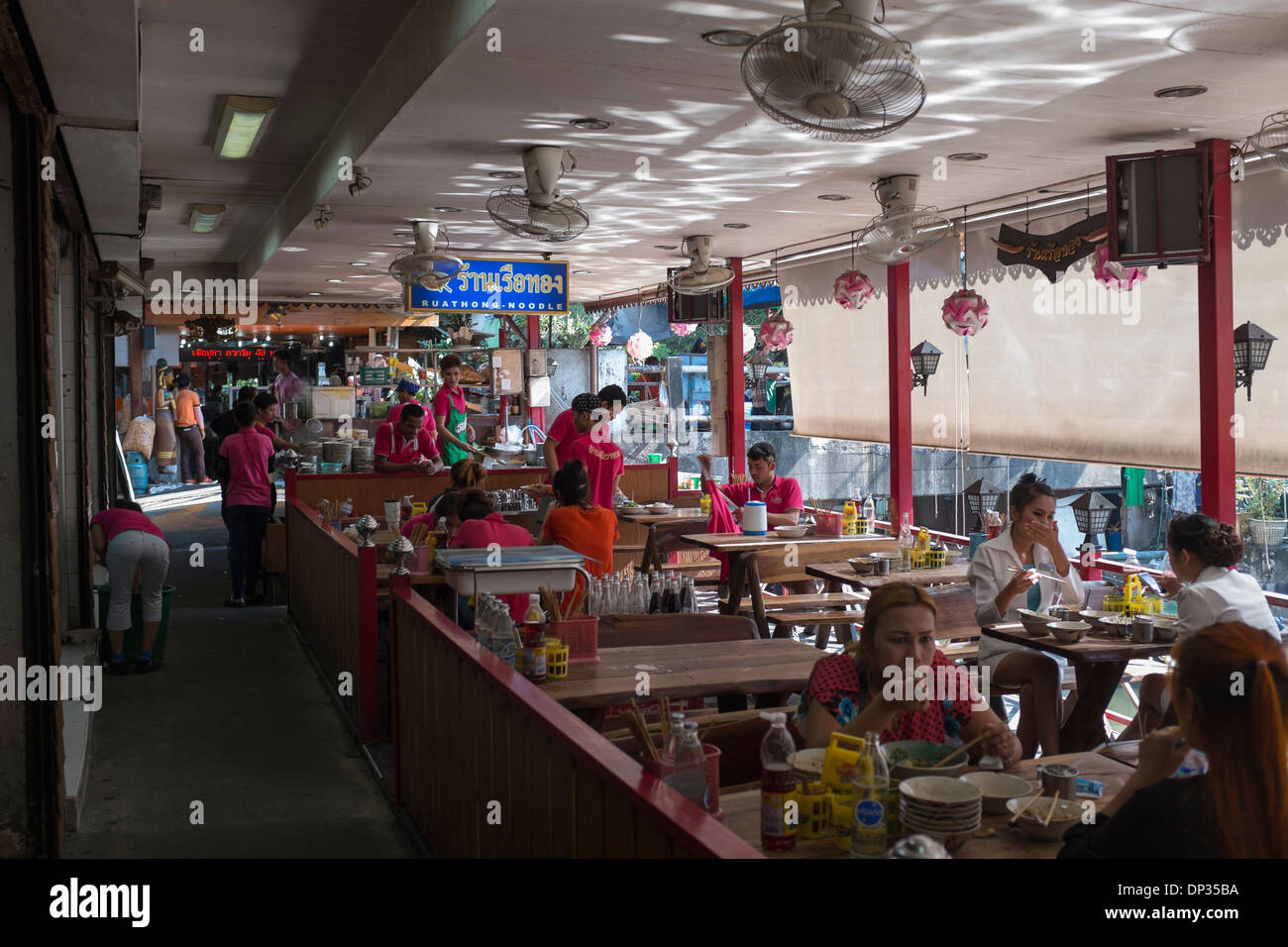 Boat Noodle Alley Bangkok Stock Photo - Alamy