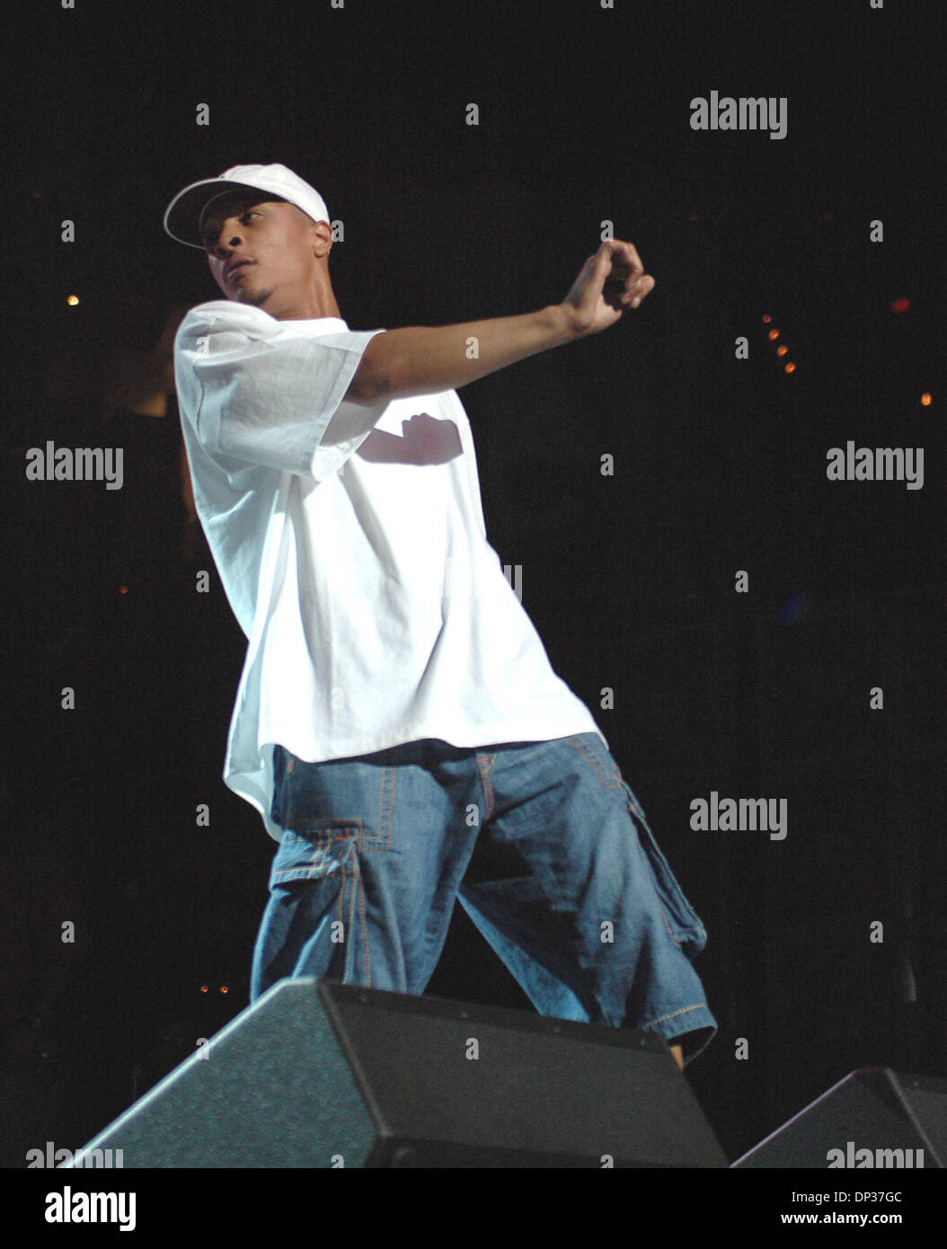 Jun 23, 2006; Washington, DC, USA; Rapper TI performs during the ...