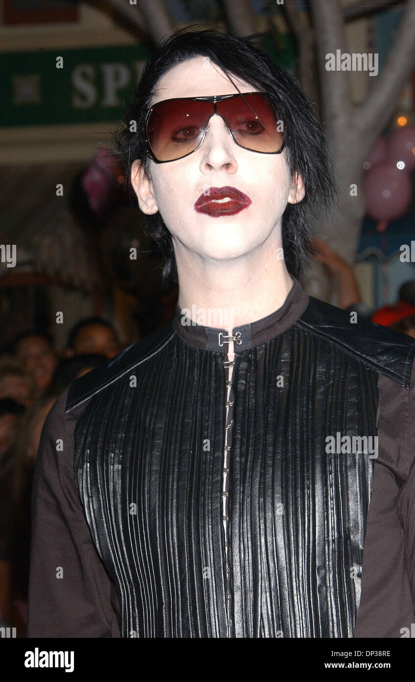 Marilyn manson world premiere of hi-res stock photography and images ...