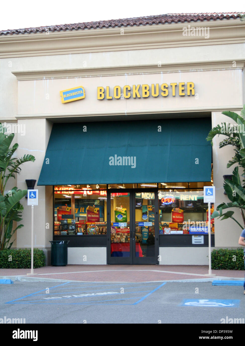 Jun 25, 2006; Newport Coast, CA, USA; A Blockbuster Video and DVD store ...