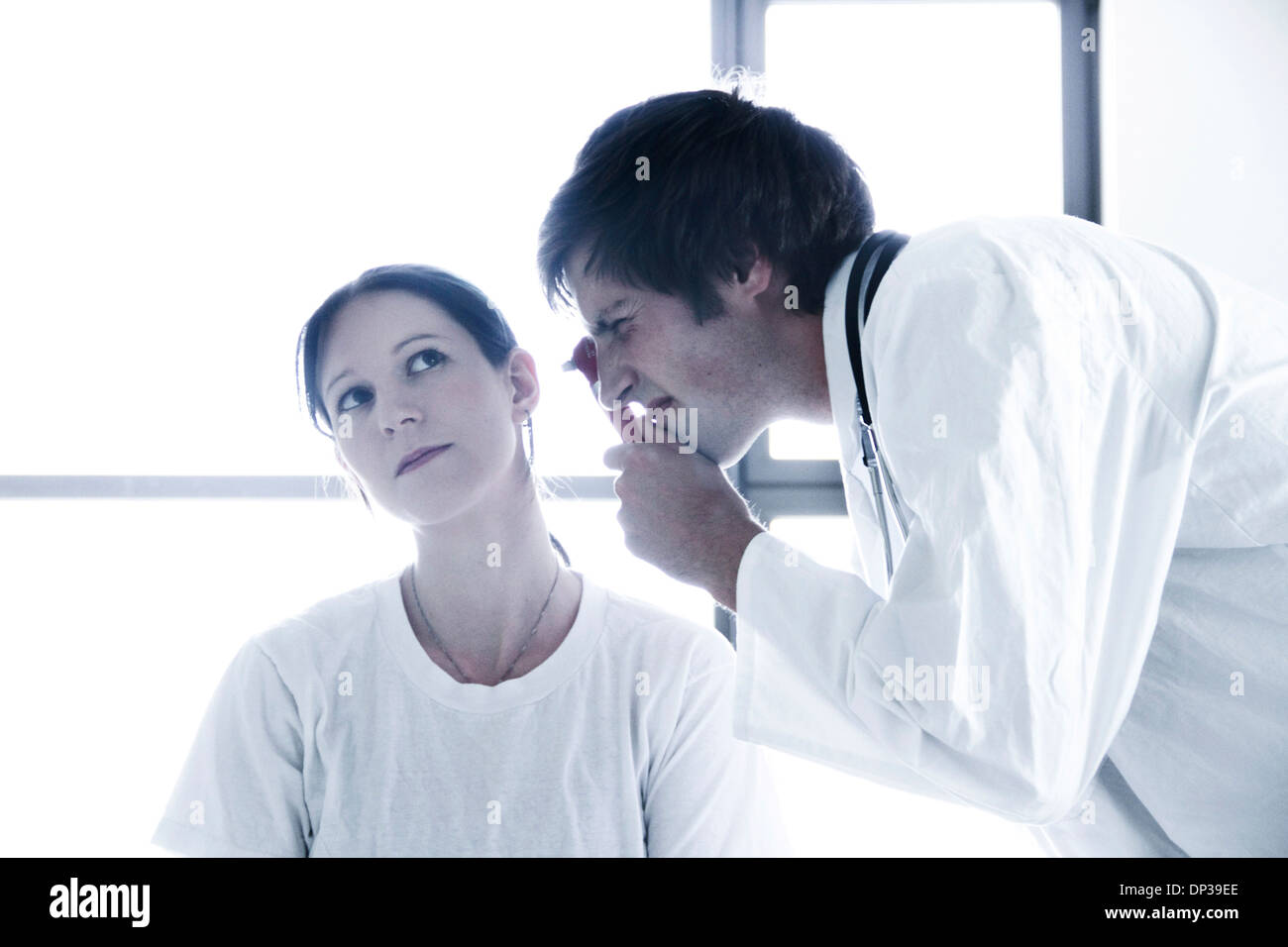 Ear examination hi-res stock photography and images - Alamy