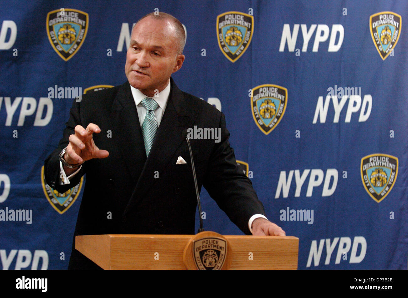 Jun 26, 2006; Manhattan, New York, USA; Police Commissioner RAYMOND W ...