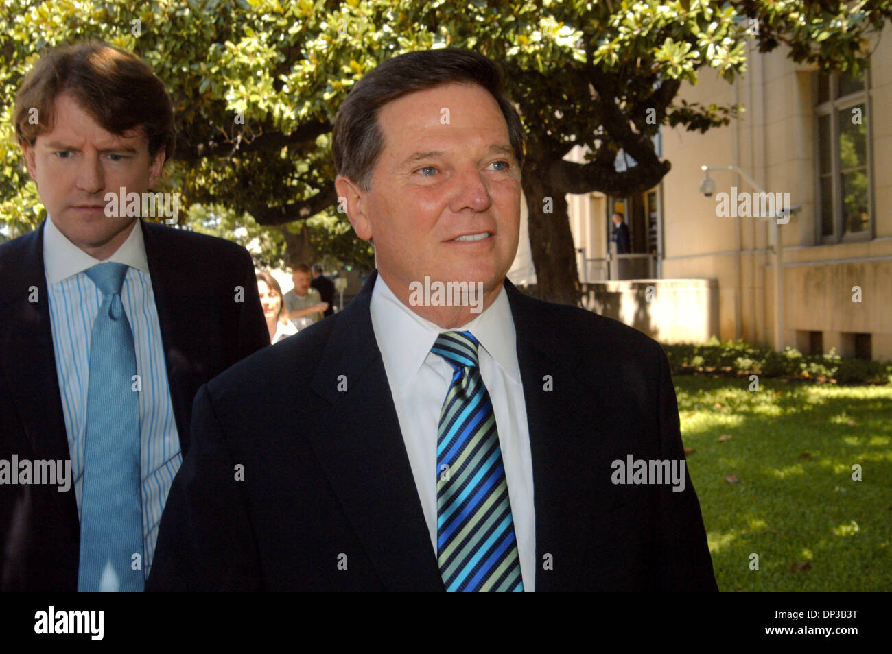 Jun 26, 2006; Austin, TX, USA; Former U.S. Rep TOM DELAY, with his ...