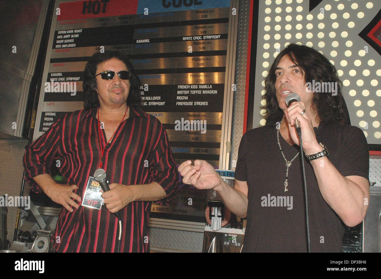 Jun 27, 2006; Myrtle Beach, SC, USA; PAUL STANLEY and GENE SIMMONS of ...