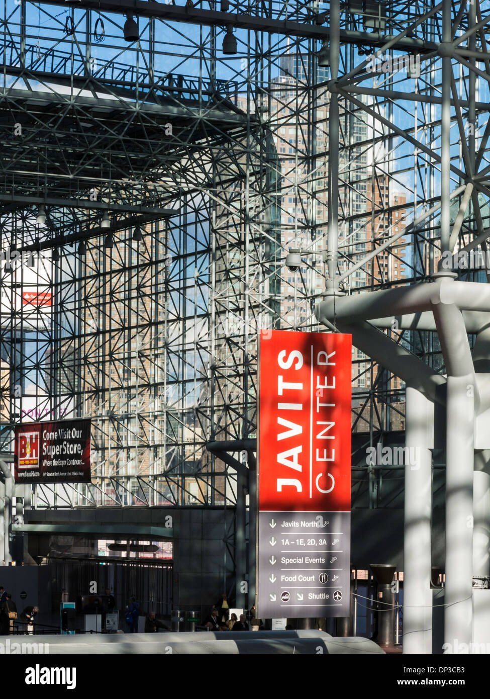 Interior of Javits Convention Center, NY, USA Stock Photo - Alamy