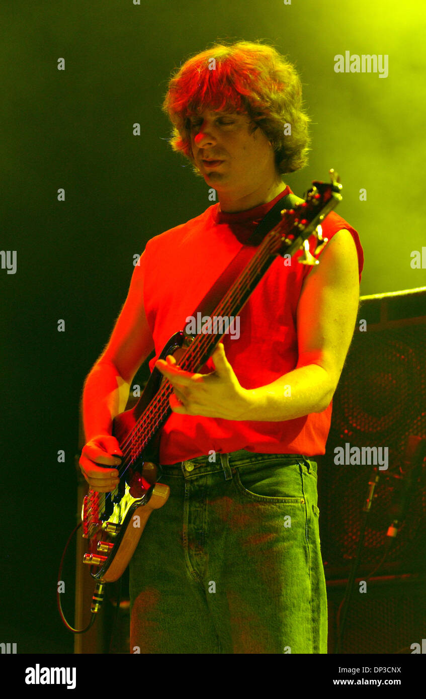 Jun 28, 2006; Raleigh, NC, USA; Bass Guitarist MIKE GORDON who is an ...
