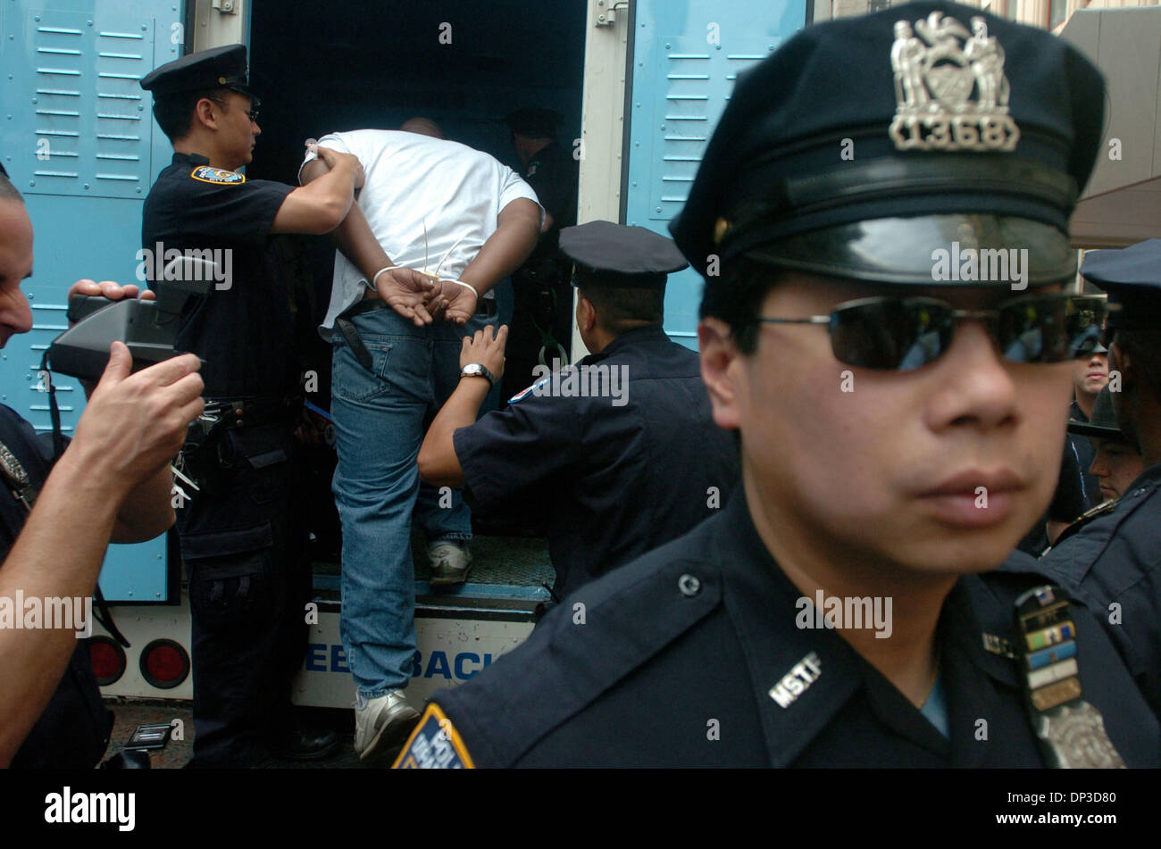 Back of police van hi-res stock photography and images - Alamy