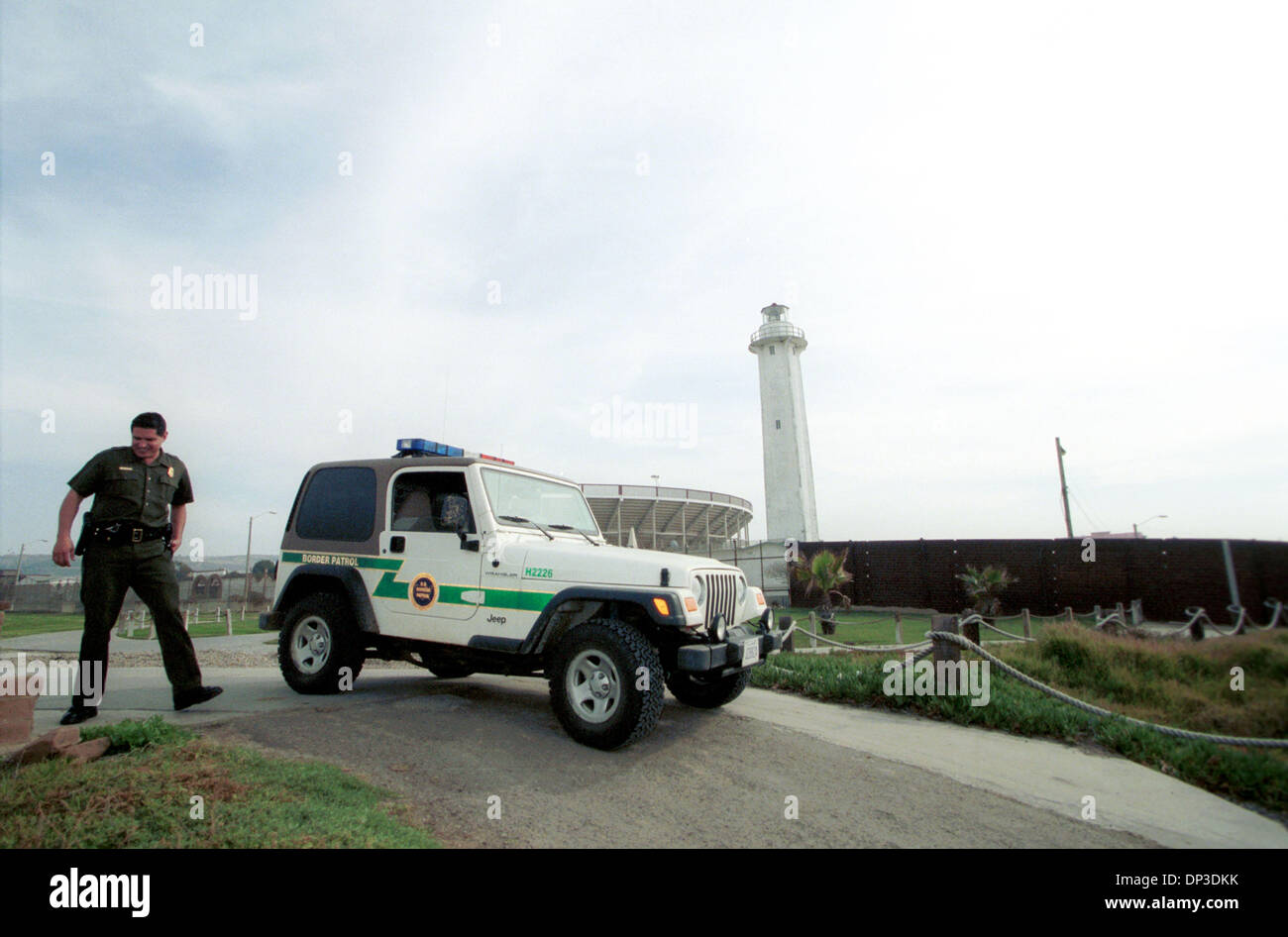 Jul 03, 2006; San Diego, CA, USA; Two U.S. Border Patrol agents under ...