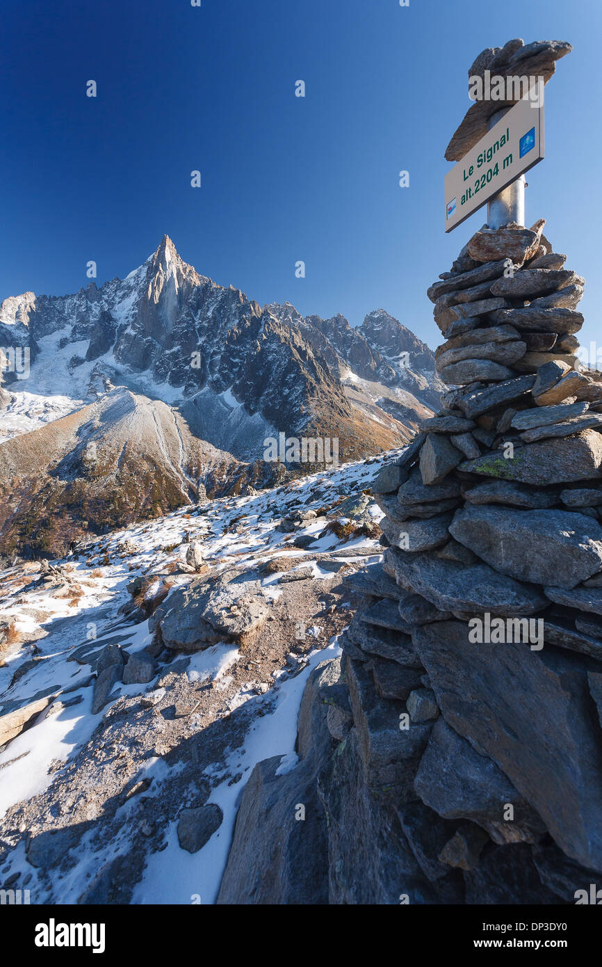 Le Dru, Mer de Glace, French Alps, Savoie, France, Europe Stock Photo ...