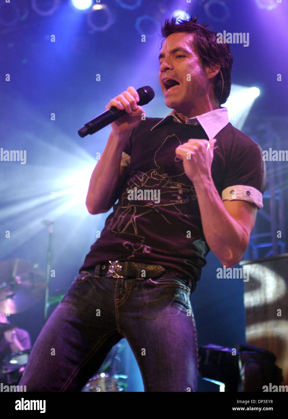 Jul 01, 2006; Myrtle Beach, SC, USA; Singer PAT MONAHAN with the band ...