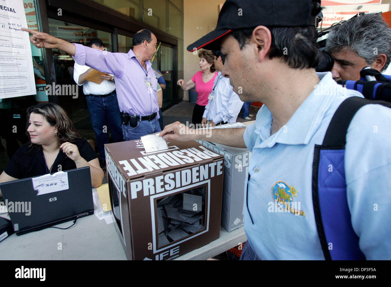 Jul 02, 2006; Tijuana, MEXICO; At the Tijuana International Airport ...