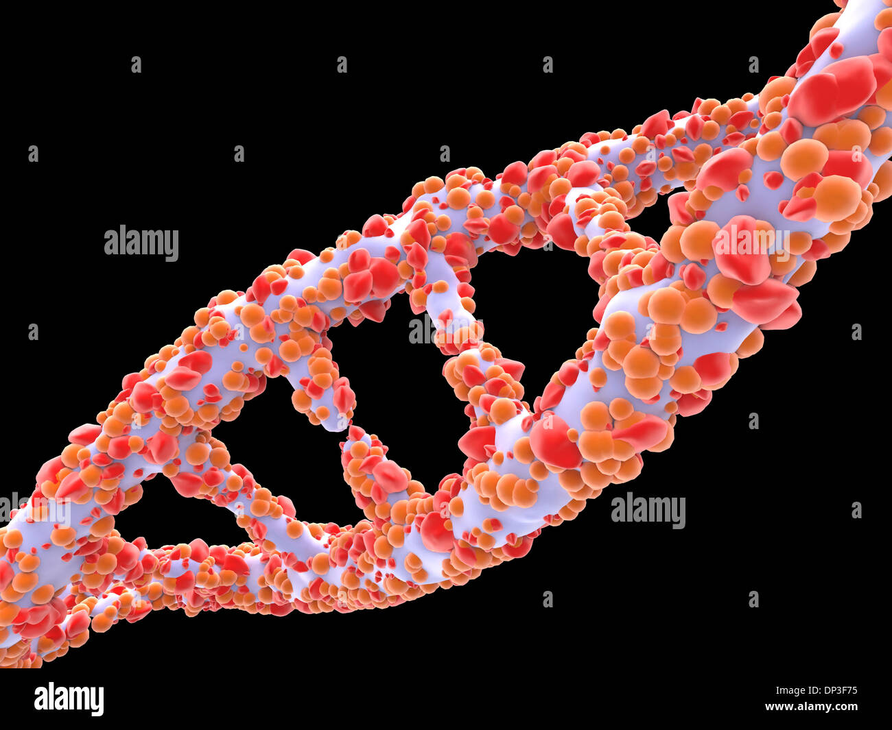 Dna molecule black background hi-res stock photography and images - Alamy