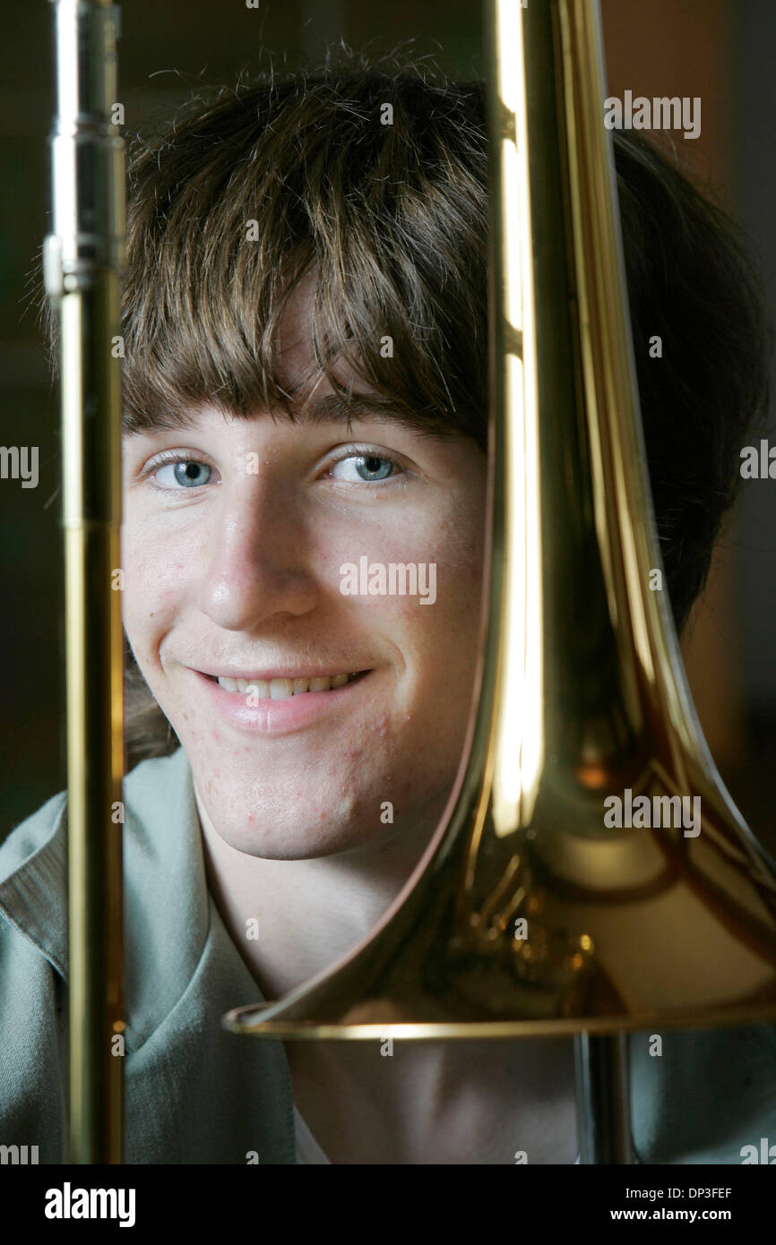 Jul 03, 2006; San Diego, CA, USA; Composer MATTHEW SMITH, 18, will ...