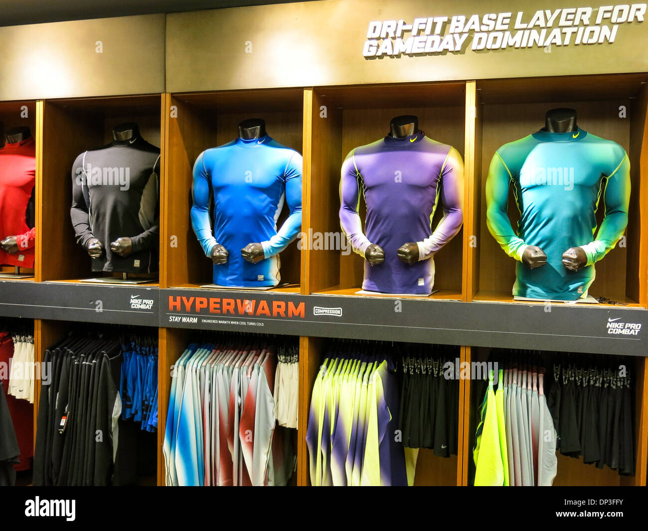 Niketown Athletic Apparel Store,Featuring Nike Shoes with Swoosh Logo ...