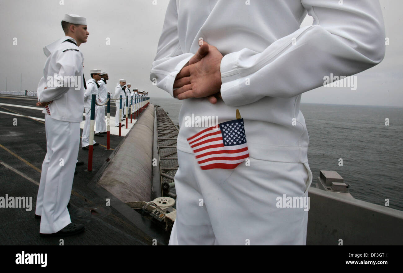 Jul 06, 2006; San Diego, CA, USA; With An American flag in his back ...