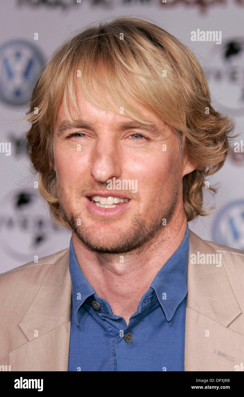 Jul 10, 2006; Hollywood, California, USA; Actor OWEN WILSON at the 'You ...