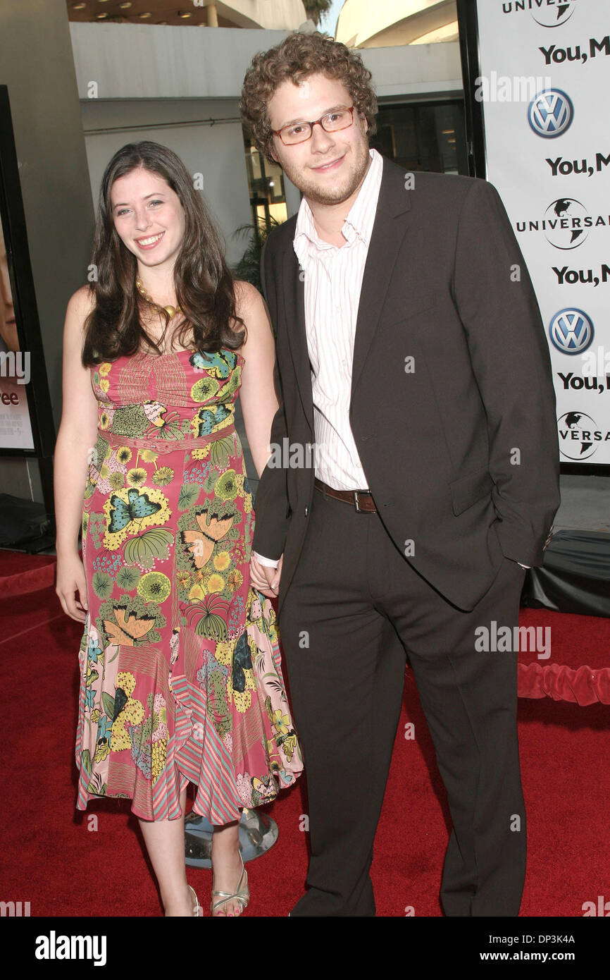 Jul 10, 2006; Los Angeles, CA, USA; Actor SETH ROGAN and friend LAUREN ...
