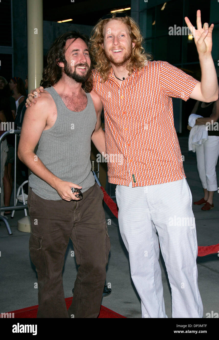 Jul 12, 2006; Hollywood, California, USA; Amazing Race 9 Winners BJ ...