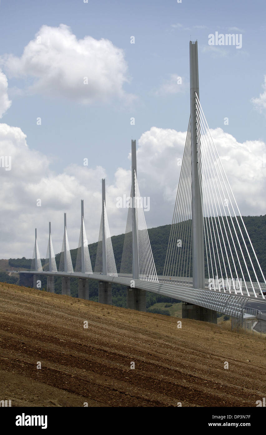 Jul 13, 2006; FRANCE; The Millau Viaduct, Located in southern France ...