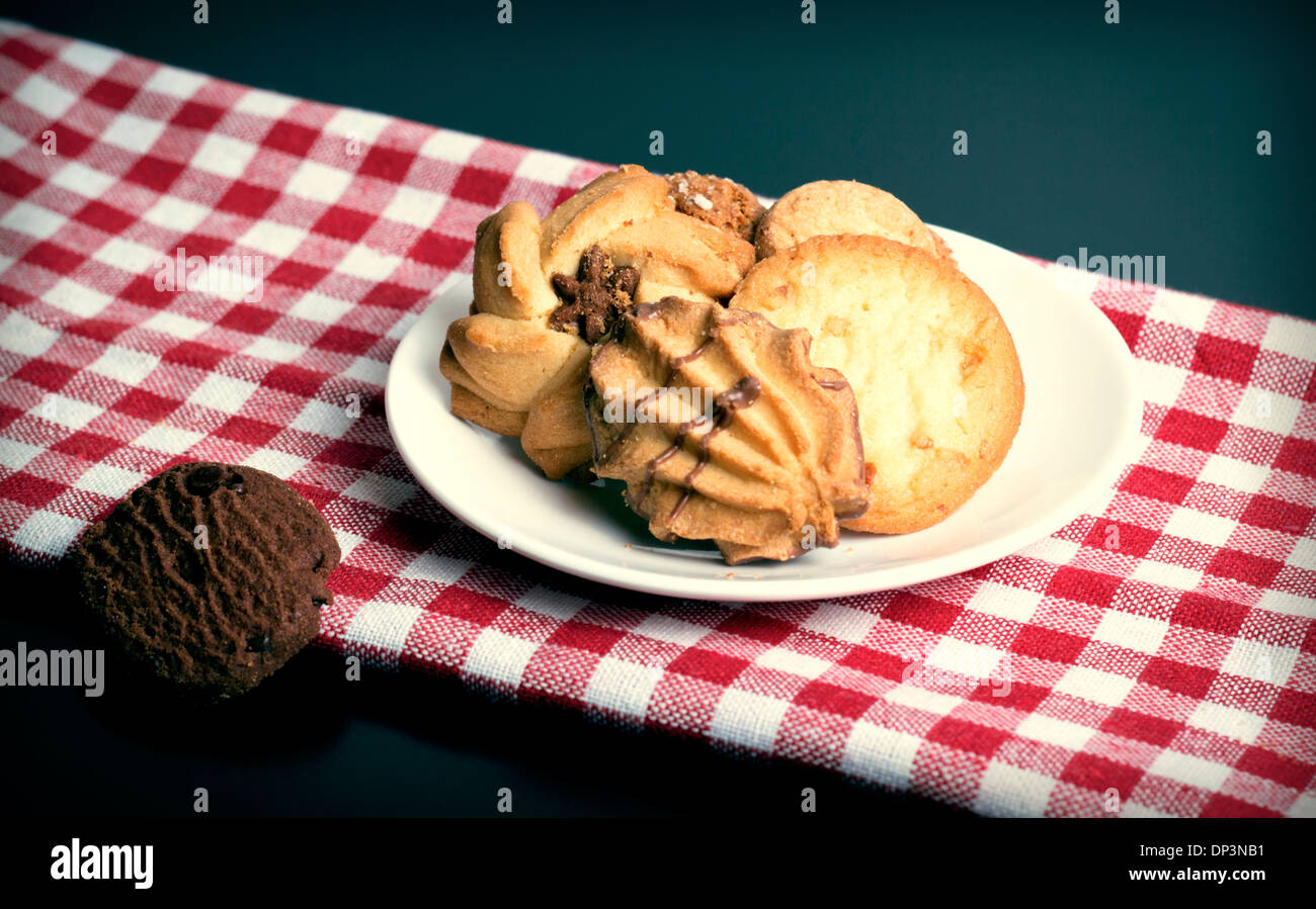 Mixed sweets and cookies hi-res stock photography and images - Alamy