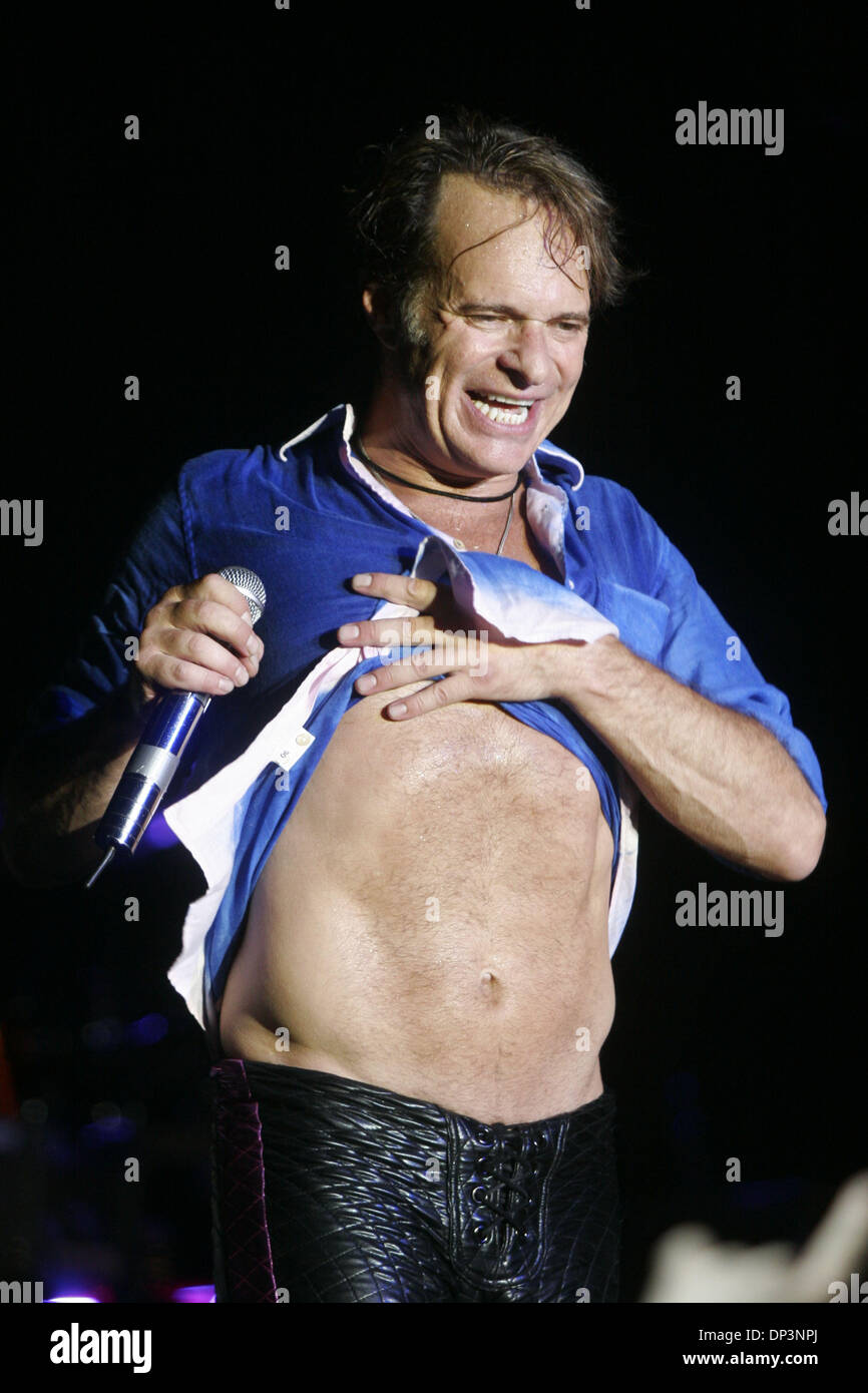 Jul 13, 2006; New York, NY, USA; DAVID LEE ROTH performing at The Nokia ...