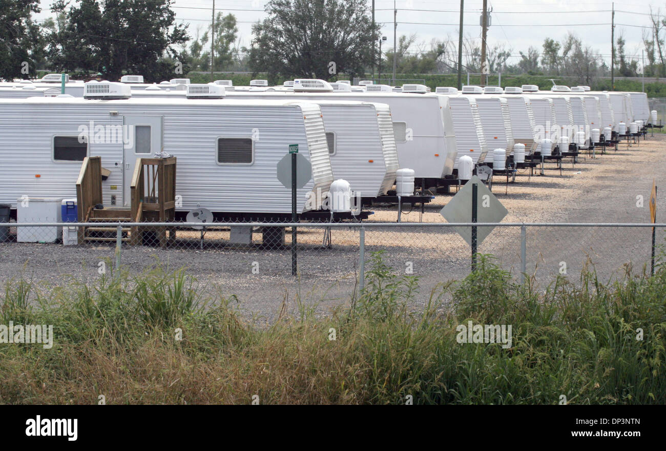 Katrina fema trailers hi-res stock photography and images - Alamy
