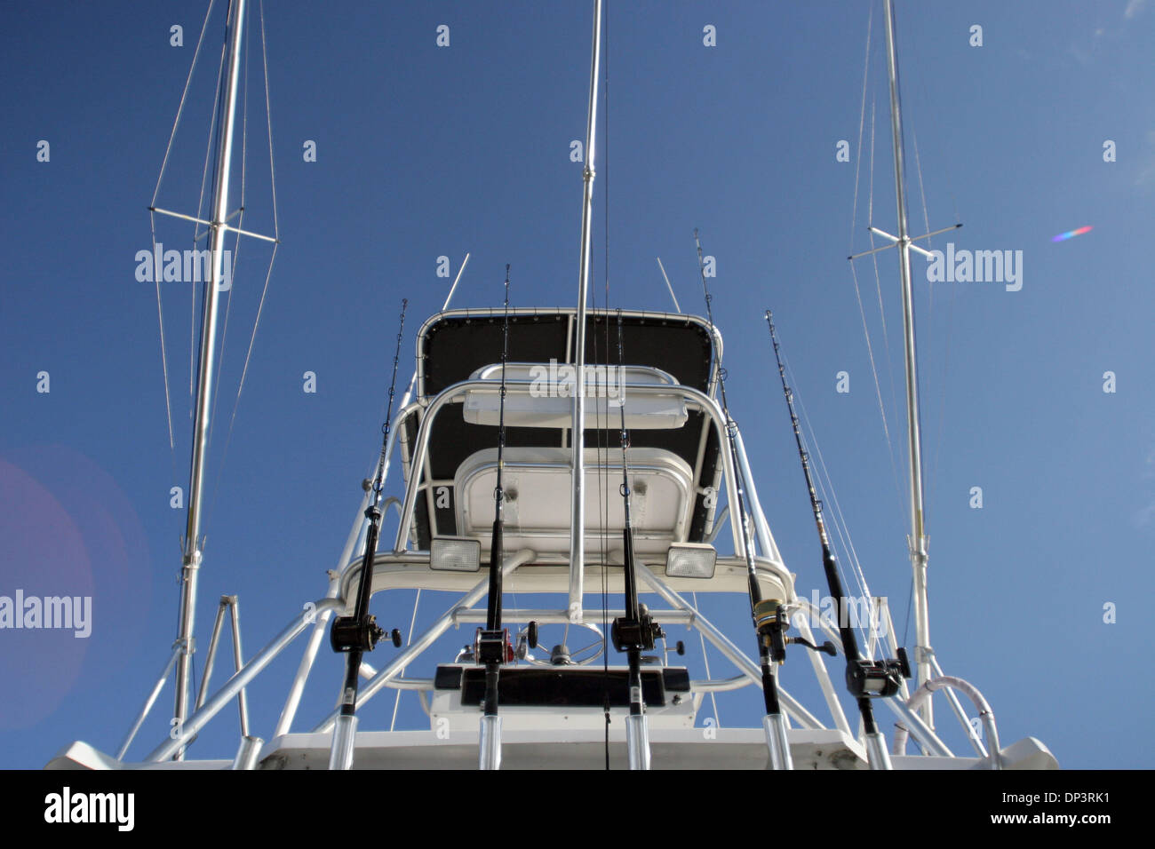 Jul 15, 2006; Venice, LA, USA; Deep sea fishing tower on a charter boat ...