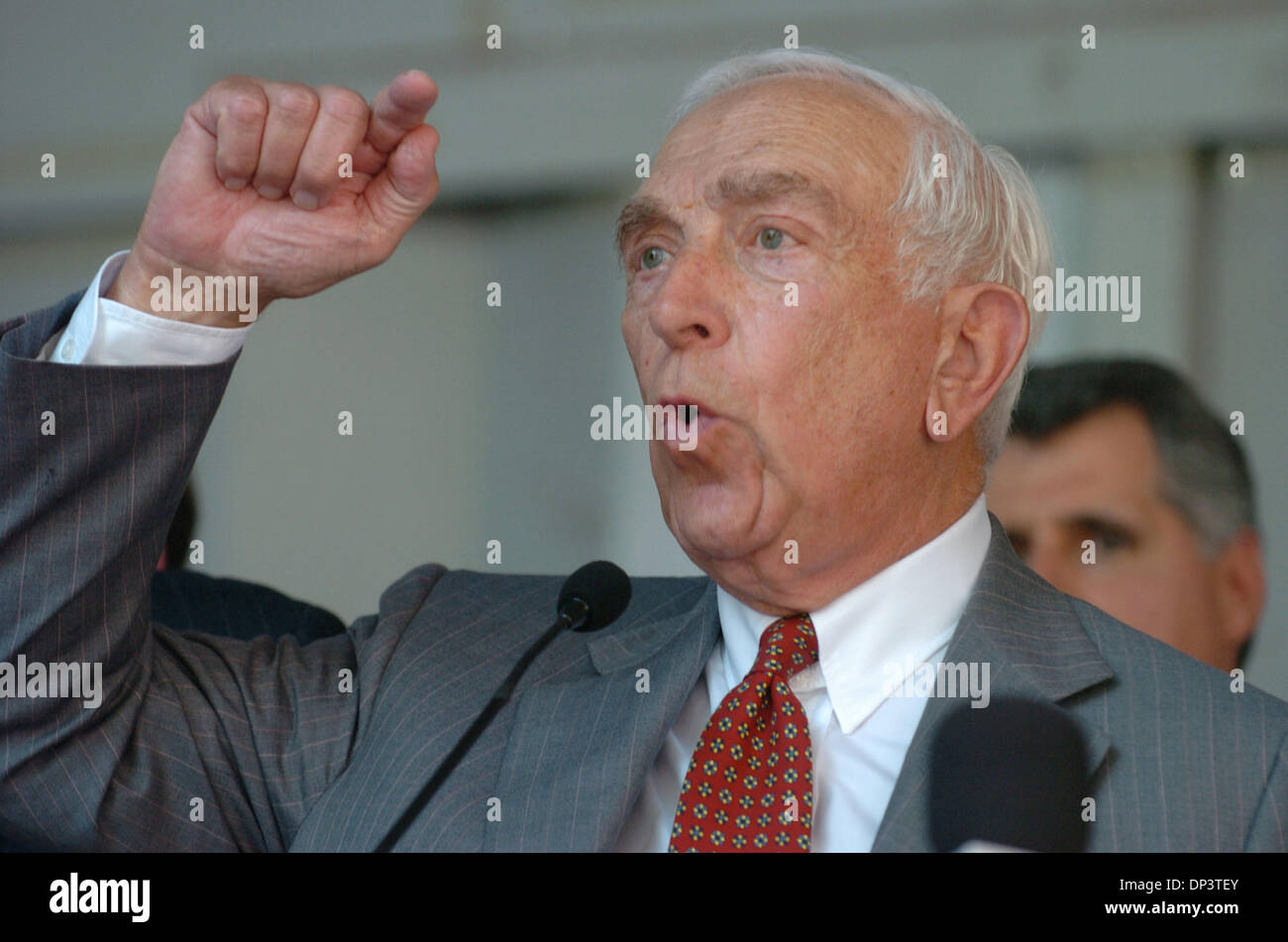 Jul 17, 2006; New York, NY, USA; New Jersey Senator FRANK LAUTENBERG ...