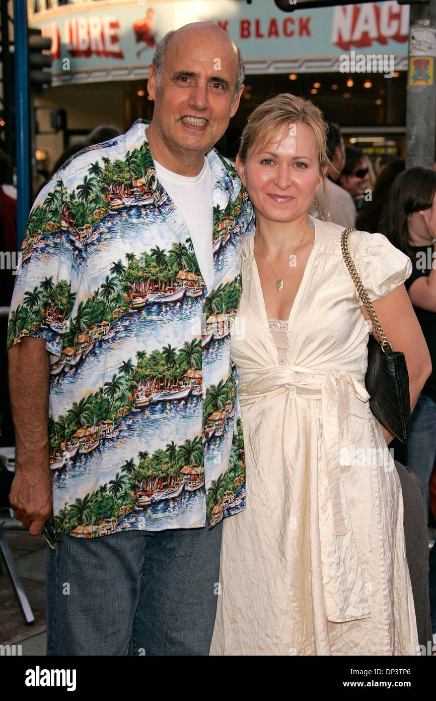 Jul 17, 2006; Westwood, California, USA; Actor JEFFREY TAMBOR & WIFE ...
