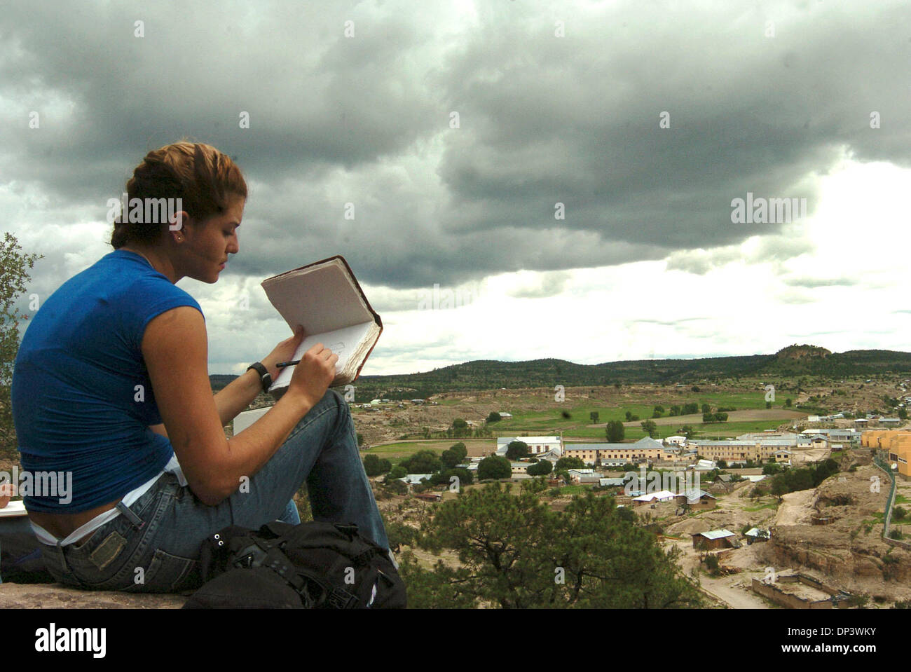 Jul 18, 2006; Norogachi, MEXICO; UTSA architecture major Erica Gagne ...