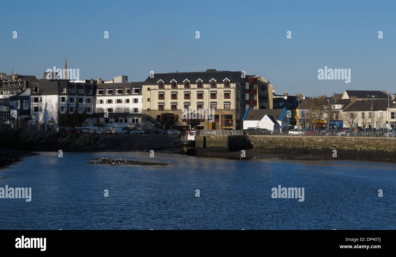 Donegal Bay and Quay Street Donegal Town County Donegal Ireland Stock ...