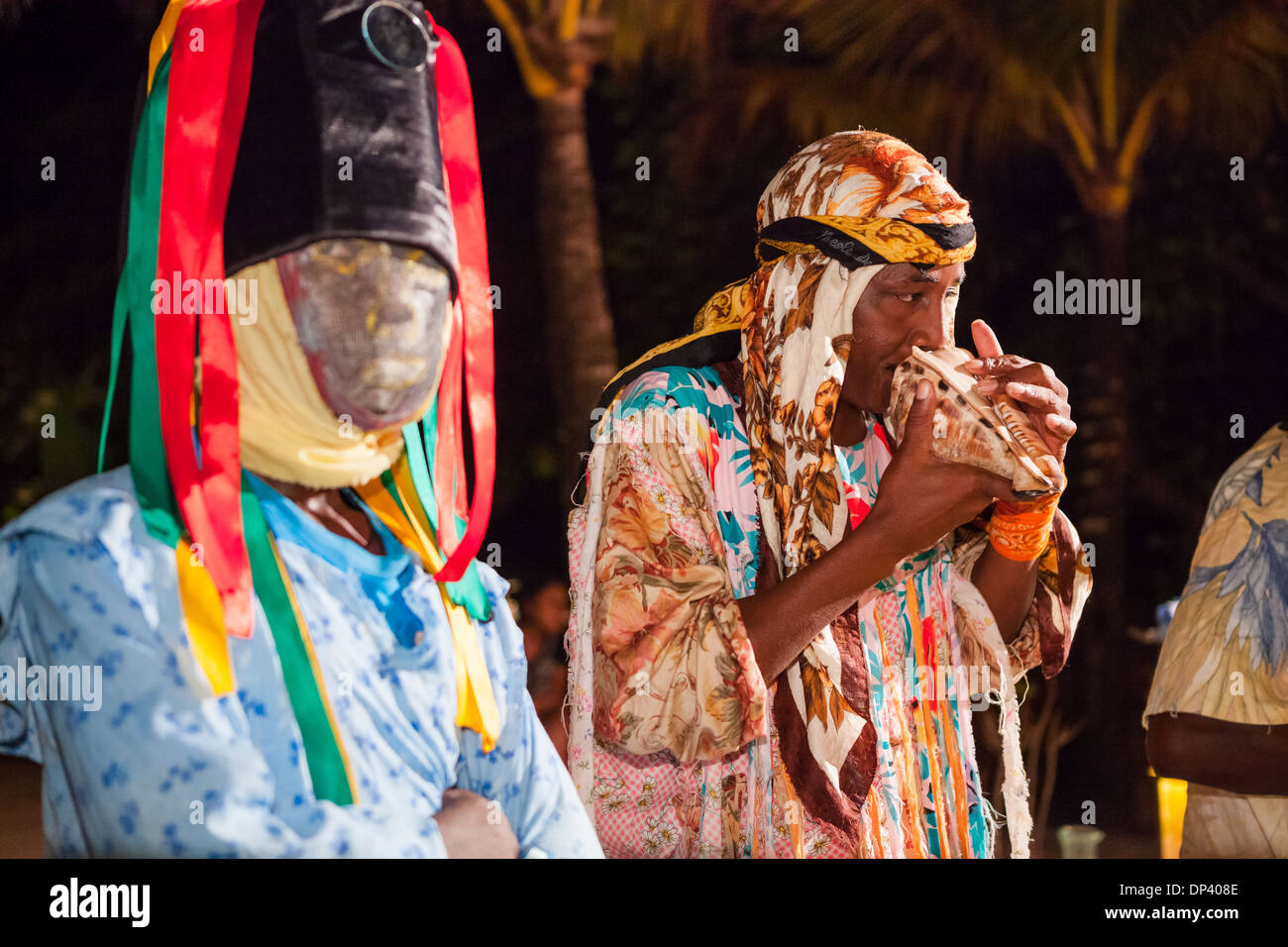 Garifuna perform traditional dance. Garifuna music and dance are an ...